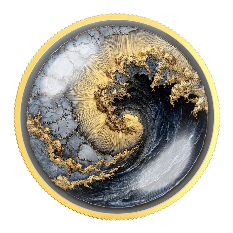 Recovery Coin Vortex in Space | AA Medallion, Sober Anniversary Chip - Etsy