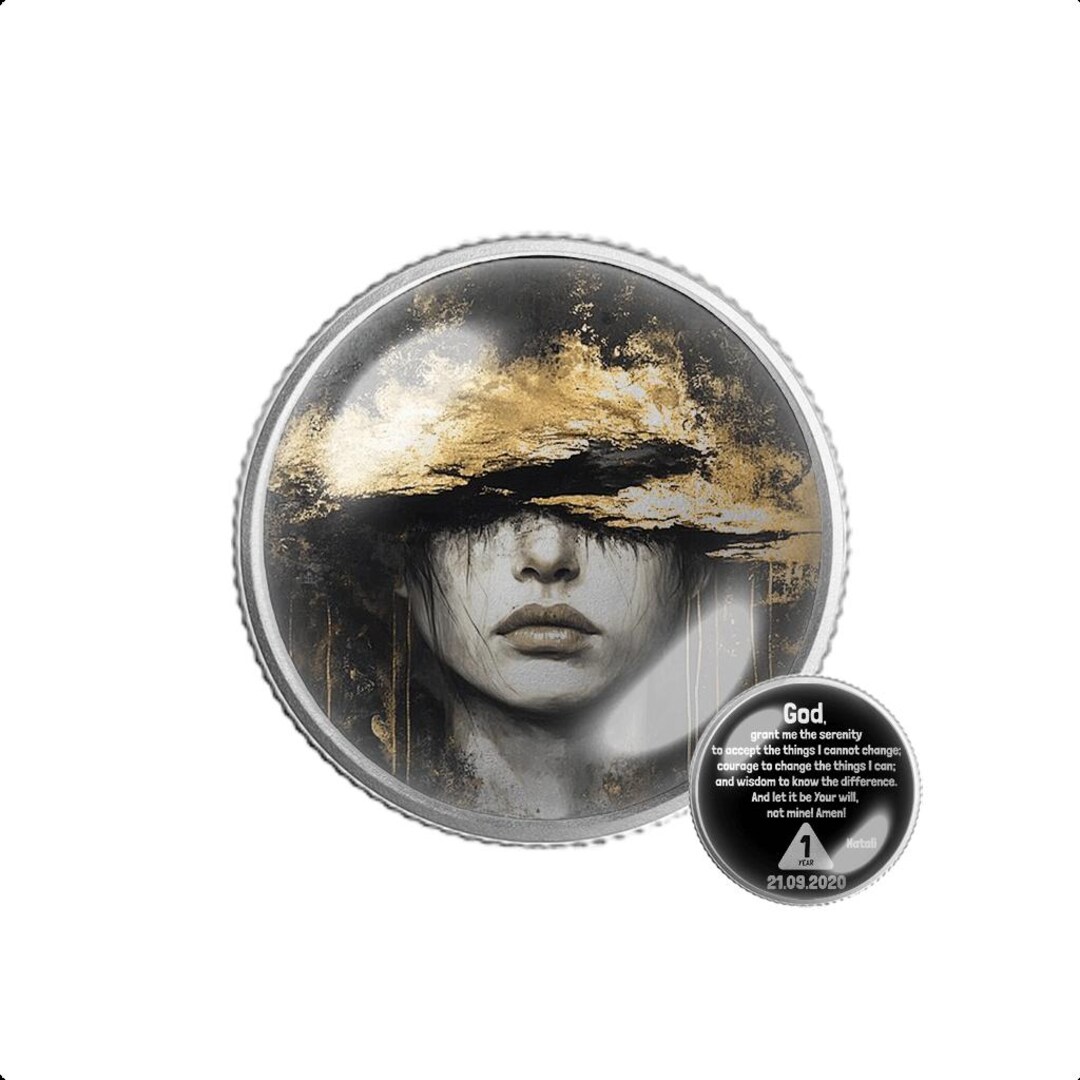Personalized NA Milestone Coin - Custom Recovery Medallion for Sobriety ...