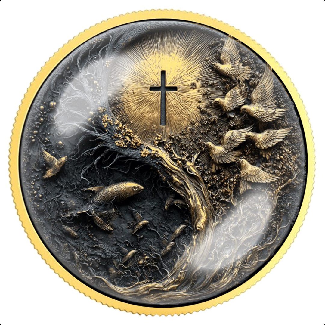 Personalized Christian Faith Coin With Jesus & Scripture – Baptism Gift ...