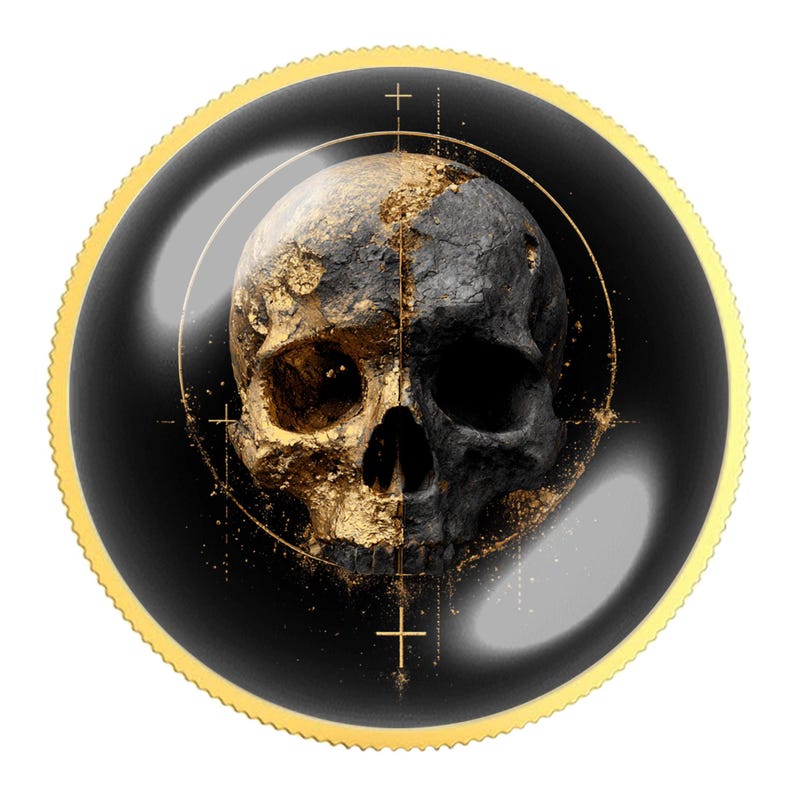 Skull Recovery Coin | AA Medallion, One Day at a Time Token - Etsy ...