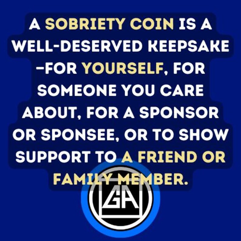 Sobriety Coin Set: Dual Custom Medallions - Serenity Prayer ...