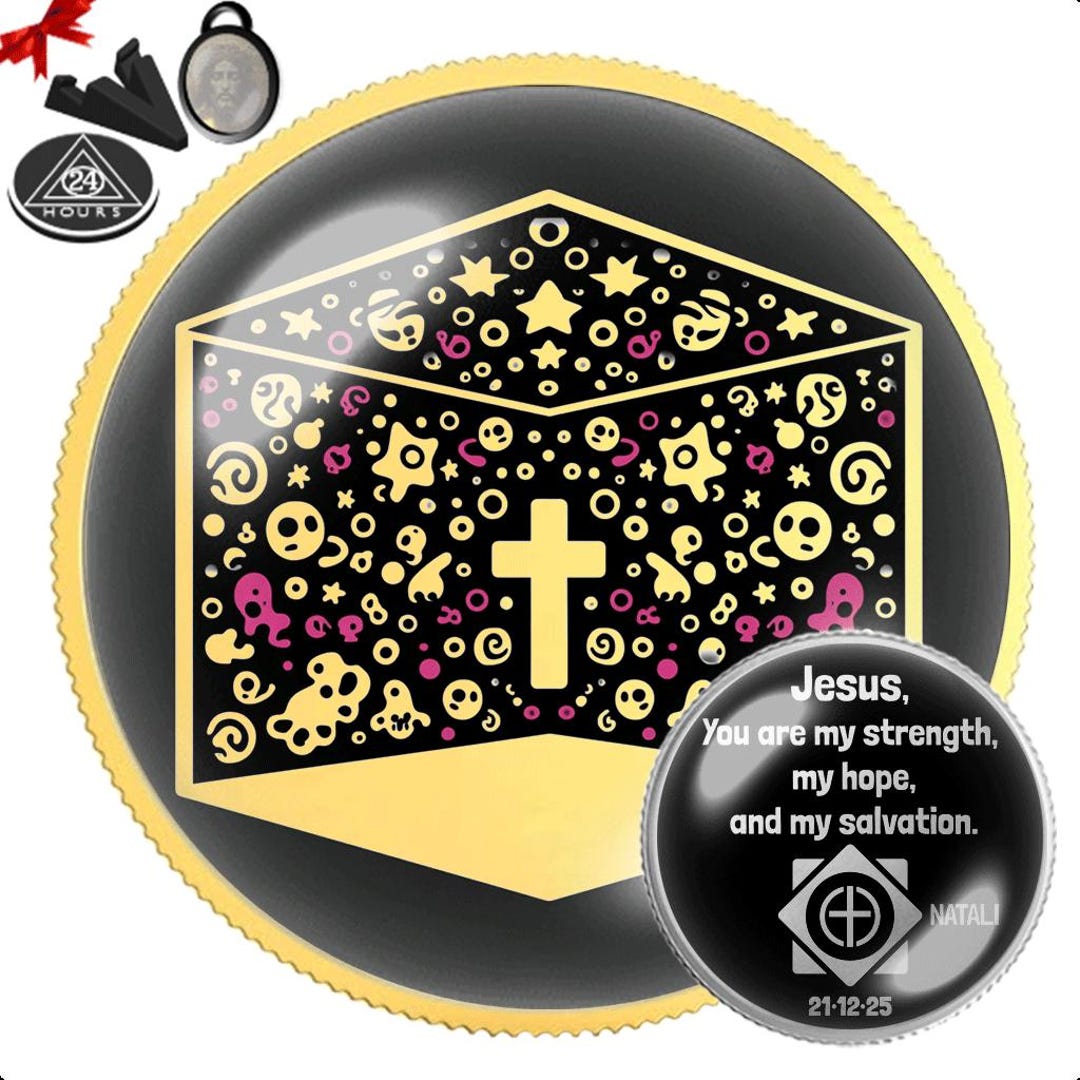 Personalized Christian Faith Coin With Jesus & Scripture – Baptism Gift ...