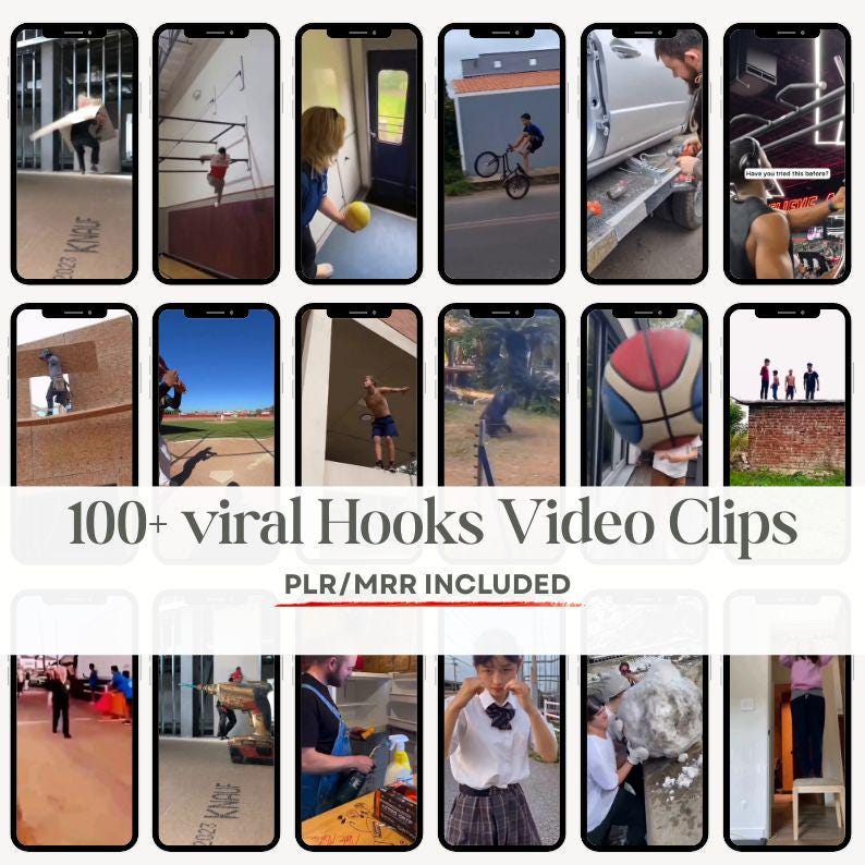 Tiktok Viral Hooks Clips Bundle 2024 MP4 Download, Trending Reels ...