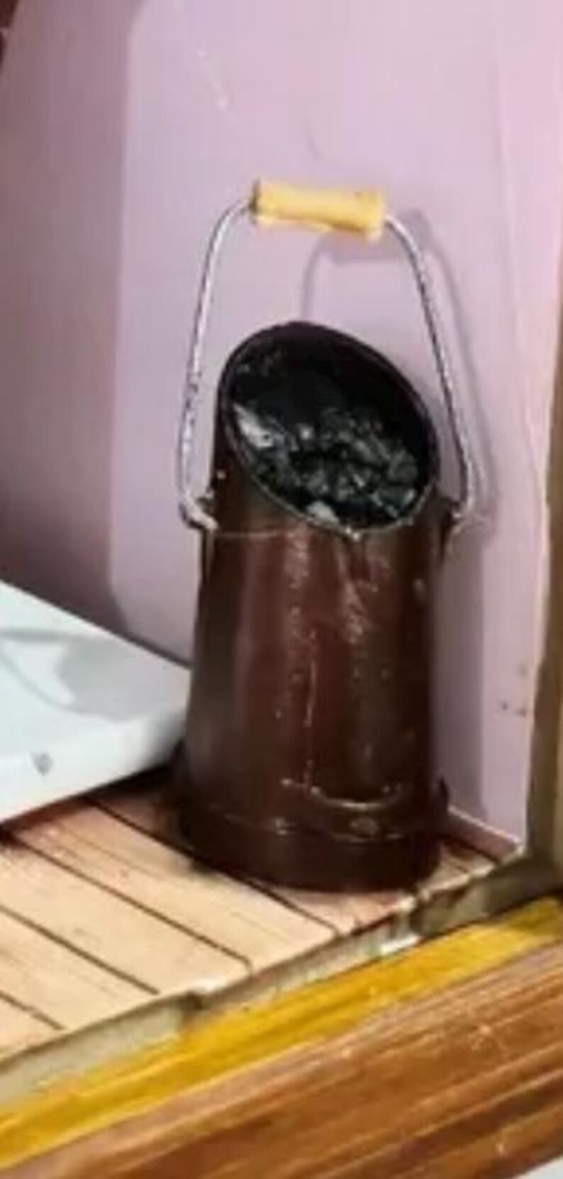 1/12 Scale Miniature Stove Bucket STL - Traditional Coal Ash Bin ...