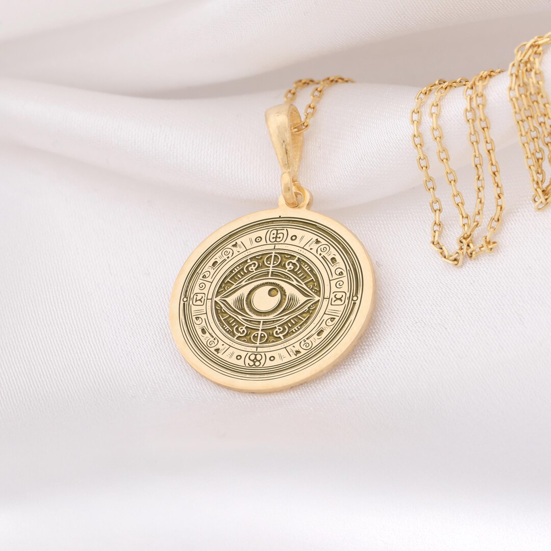 Mythical Era Magic 14K Gold Ancient Symbol Necklace Mythical Era ...