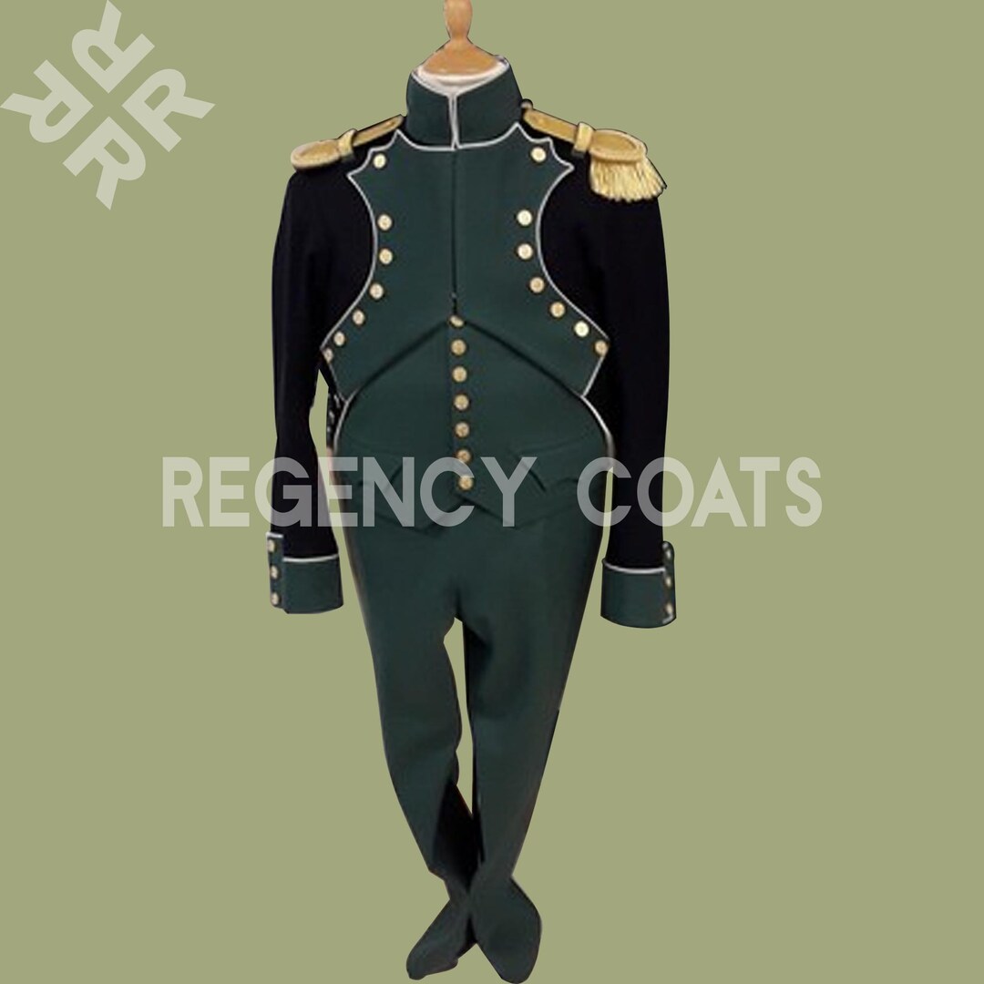 Napoleonic War Uniform, French Coast Guard Gunner Officer Uniform, 1806 ...