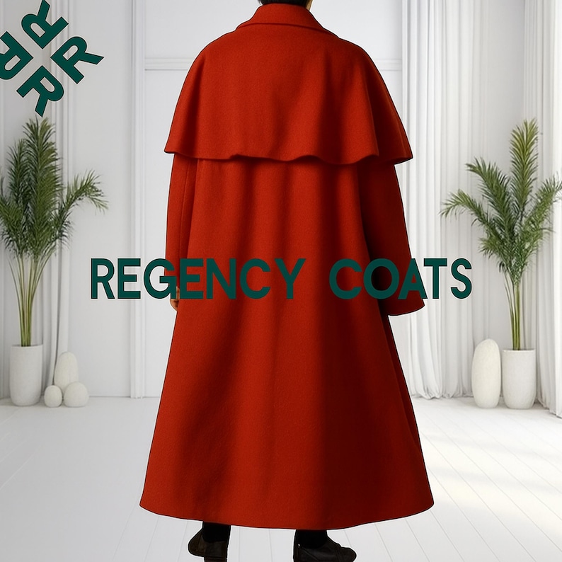 Garrick Cape Coat, Patrick Henry Colonial Overcoat, 18th Century ...