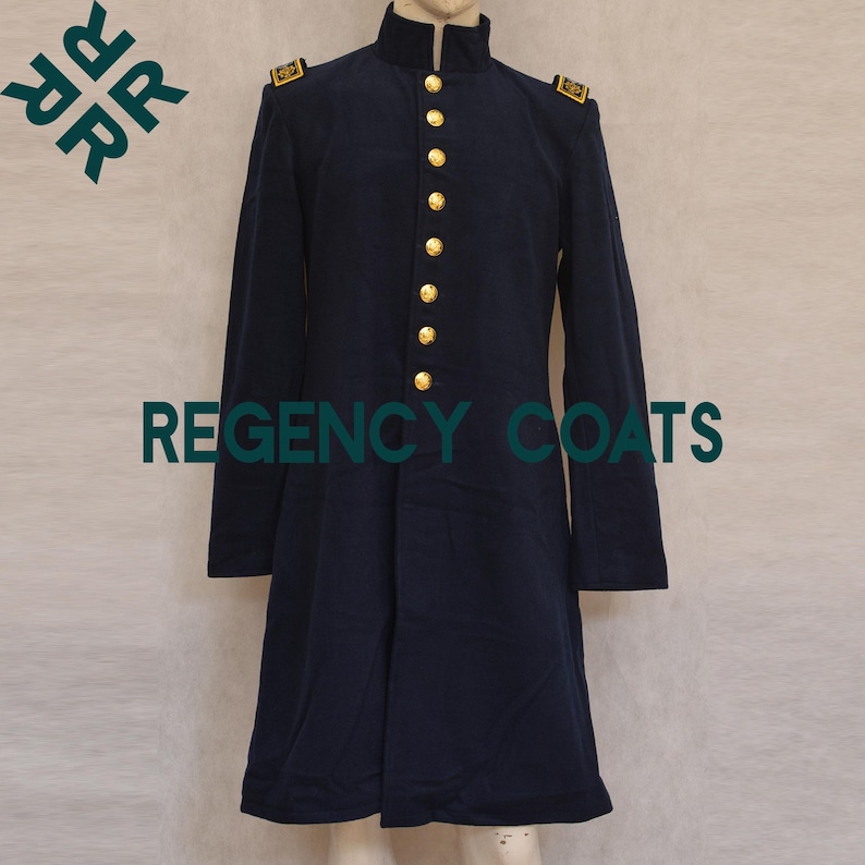 Civil War Infantry Frock Coat, Federal Officer's Uniform Frock Coat ...