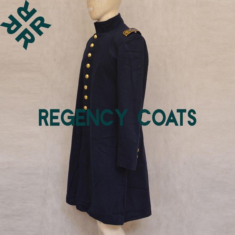 Handmade Civil War Wool Frock Coat: Federal Officer Uniform Jacket - Etsy