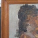 Vintage AFRICAN Black WOMAN, Impressionist Impasto Oil Portrait, Artist ...