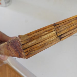 Vintage American FOLK MATCHSTICK Prison Art Wood Picture - Etsy