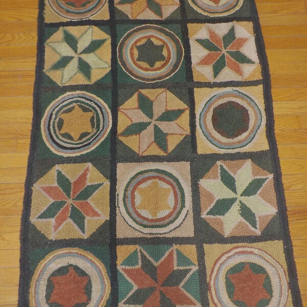 Primitive Hooked Rugs - Etsy