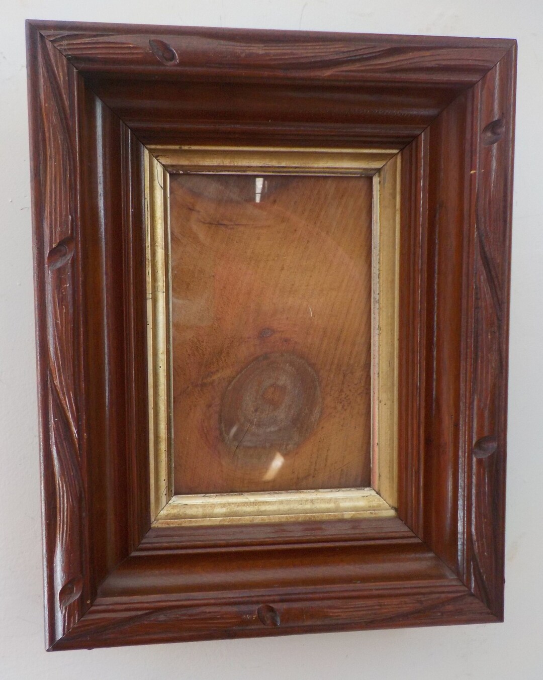 Antique ADIRONDACK Victorian, MINIATURE WALNUT Wood , Small Rectangular ...