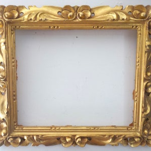 Vintage ITALIAN Balsawood, GILDED GOLD, Florentine, Renaissance, Carved ...