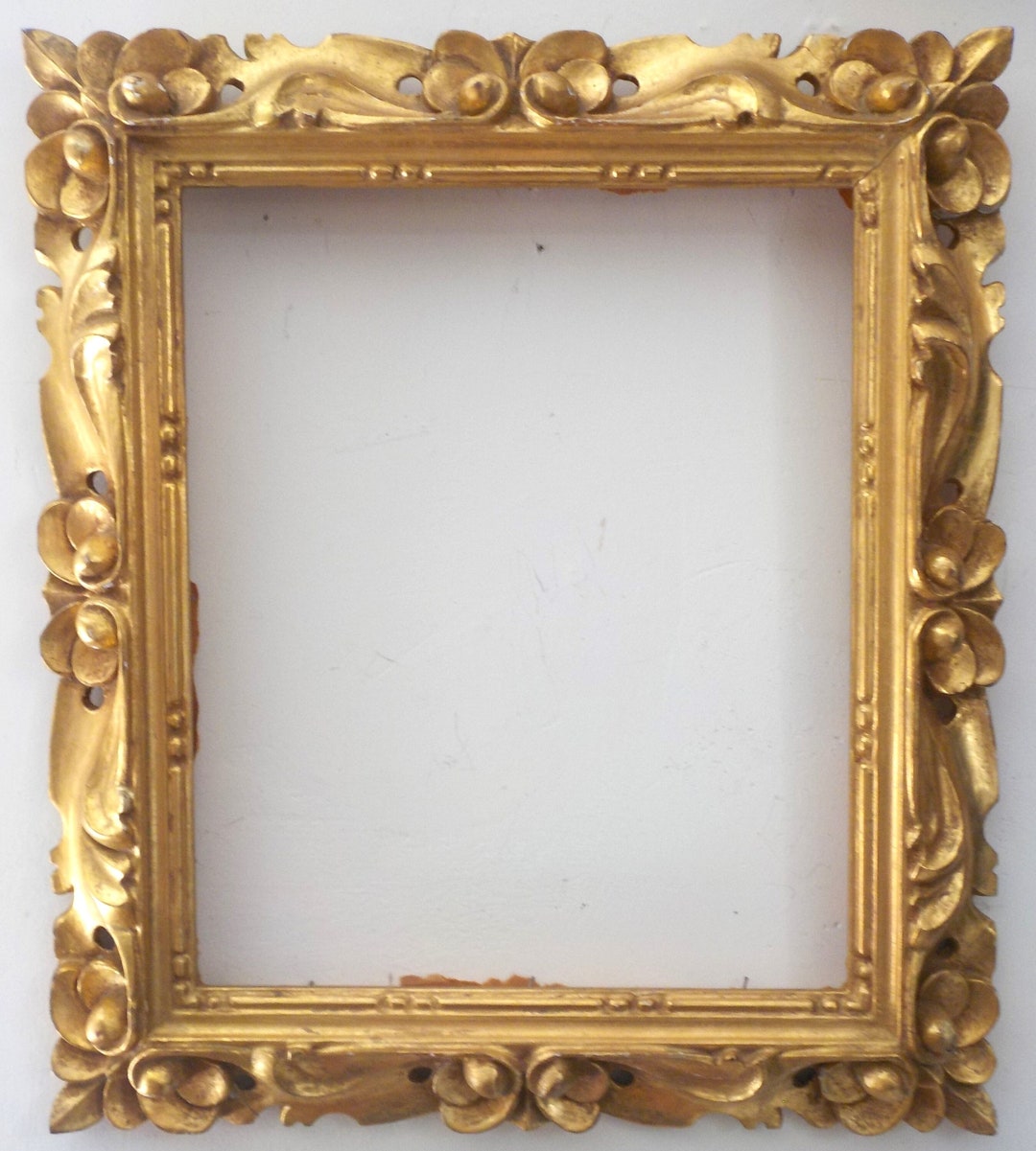 Vintage ITALIAN Balsawood, GILDED GOLD, Florentine, Renaissance, Carved ...