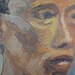 Vintage AFRICAN Black WOMAN, Impressionist Impasto Oil Portrait, Artist ...