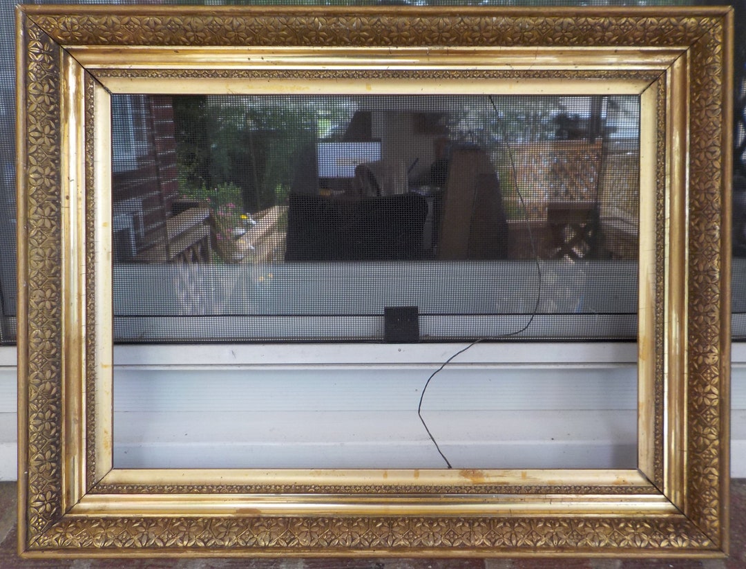 Antique VICTORIAN ,gilt Lemon GOLD Compo , Rectangular Picture FRAME, 10 X 14 In. Fit C1880s - Etsy