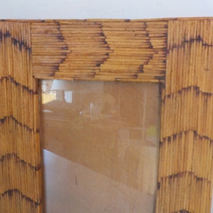 Vintage American FOLK MATCHSTICK Prison Art Wood Picture - Etsy