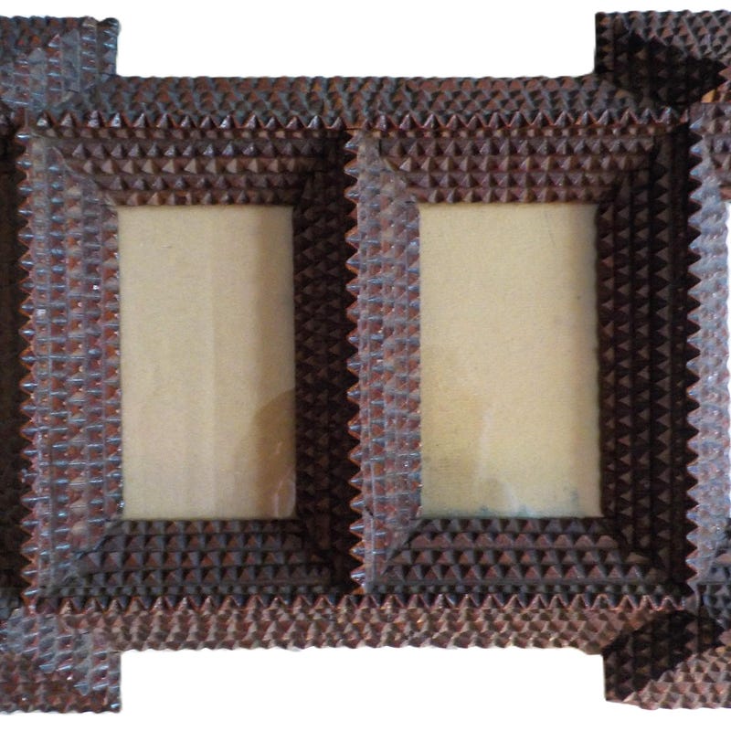 Tramp Art Vintage Frame - Etsy