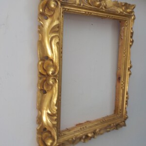 Vintage ITALIAN Balsawood, GILDED GOLD, Florentine, Renaissance, Carved ...