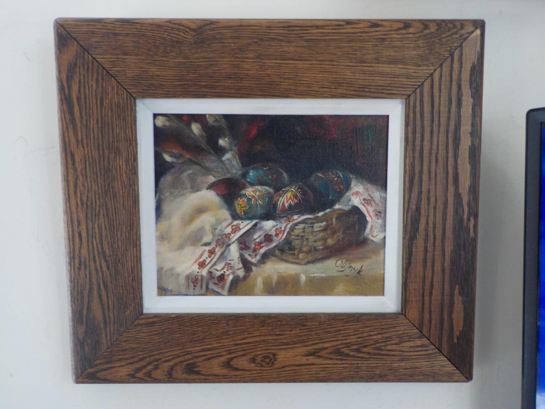Vintage Still Life, NATIVE American Indian Style, Painted EGGS ...
