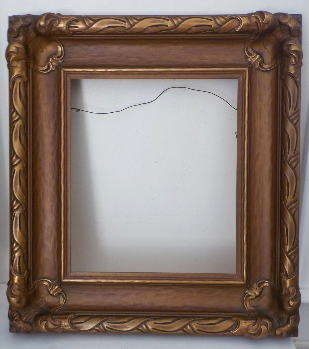 Vintage Art DECO Arts & Crafts, Dark GOLD Decorative Compo, Coved ...