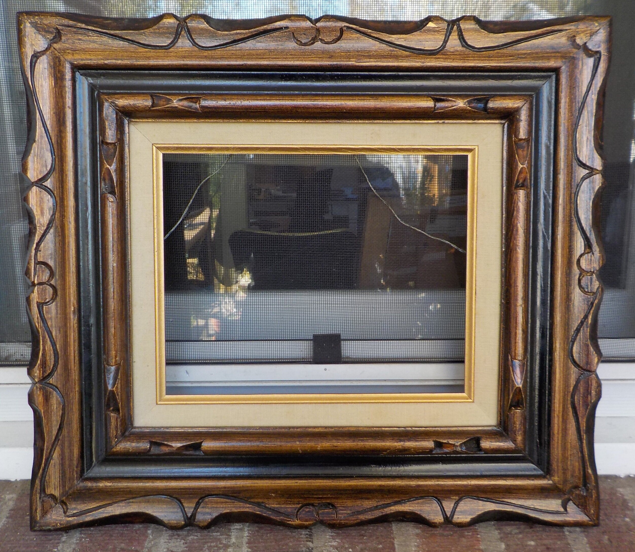 Mexican Carved Wood Picture Frames