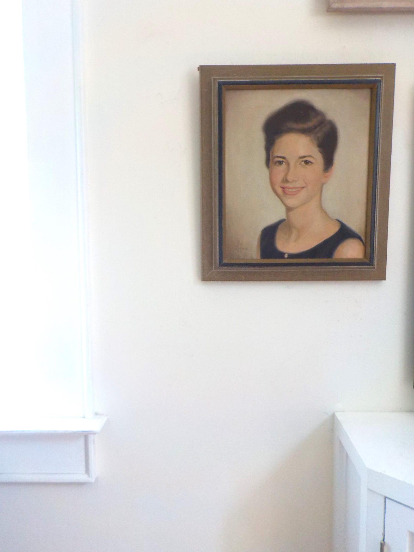 Vintage Midcentury, WOMAN in Black , Oil PORTRAIT Painting, Lstd. Roy ...