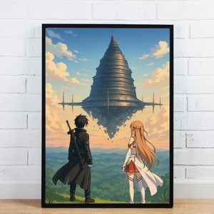 Sword Art Online Wall Art Set of 3 | SAO Anime Poster Bundle | Aincrad ...