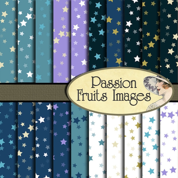 Starry Night Paper - Etsy