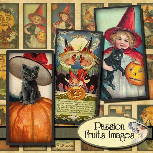 Digital Collage Sheet 1x2 Inch Domino Tile Downloads Altered Etsy