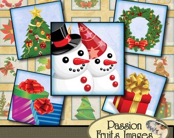 Christmas Inchies - Etsy