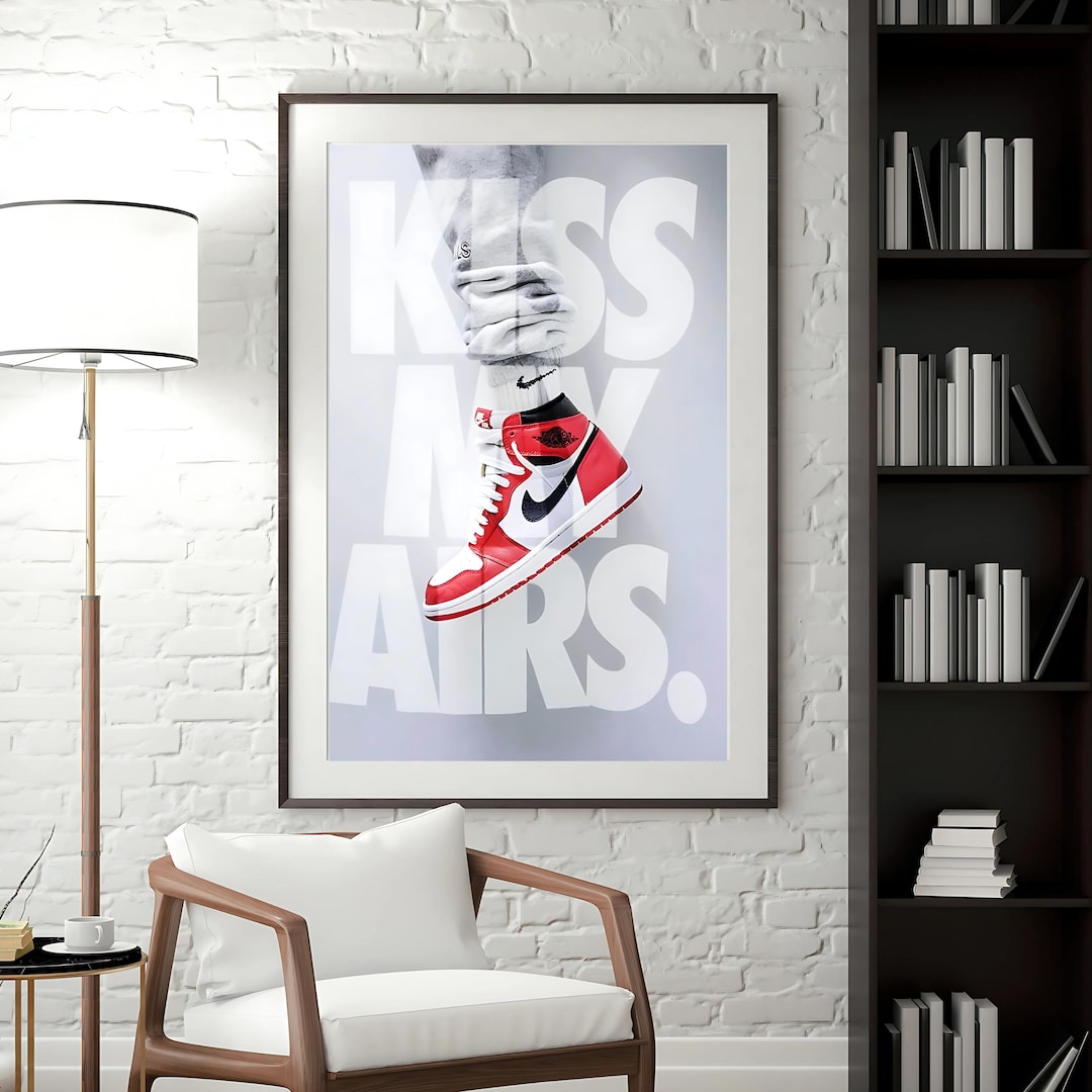 Nike Motivational Quote Poster White, Nike Wall Art, Just Do It Poster ...