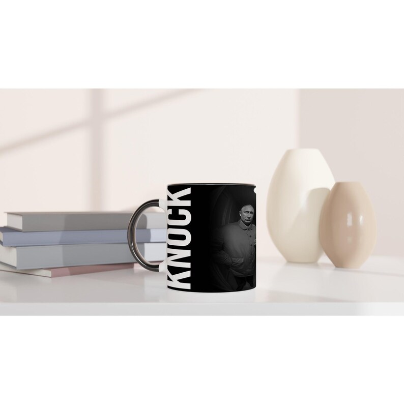 KNOCK KNOCK Funny Mug | Putin & Kim Doorbell Meme Mug | Viral Political ...