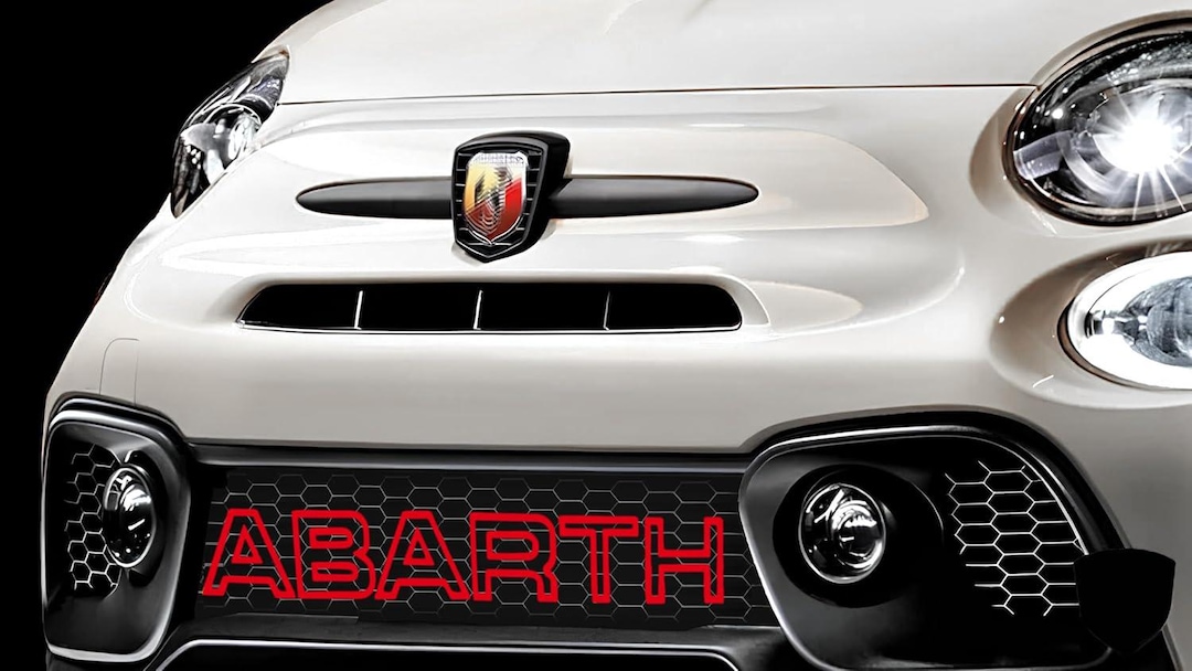Abarth Lettering for Front Grille – Original Style Decoration ...