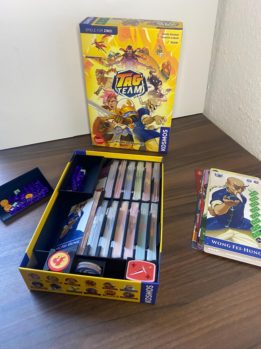 Tagteam Insert - Organizer for Tagteam - Sleeved Cards and Shakeproof ...