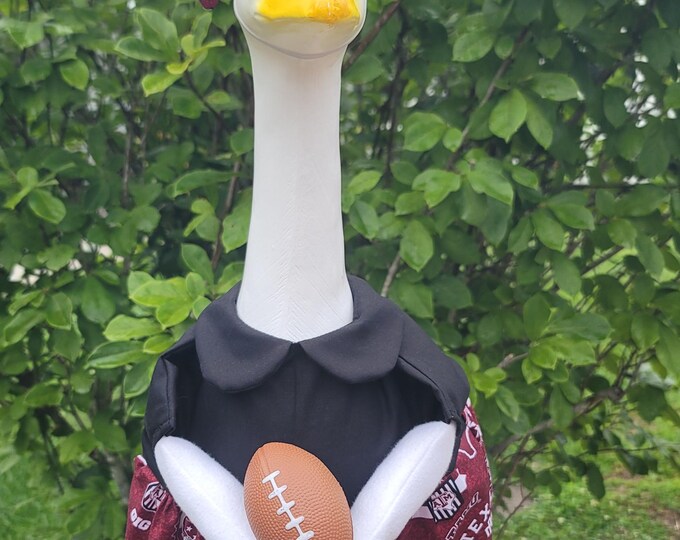 Texas A&M Handmade Porch Goose Dress With Wings and Bow Outfit Football ...