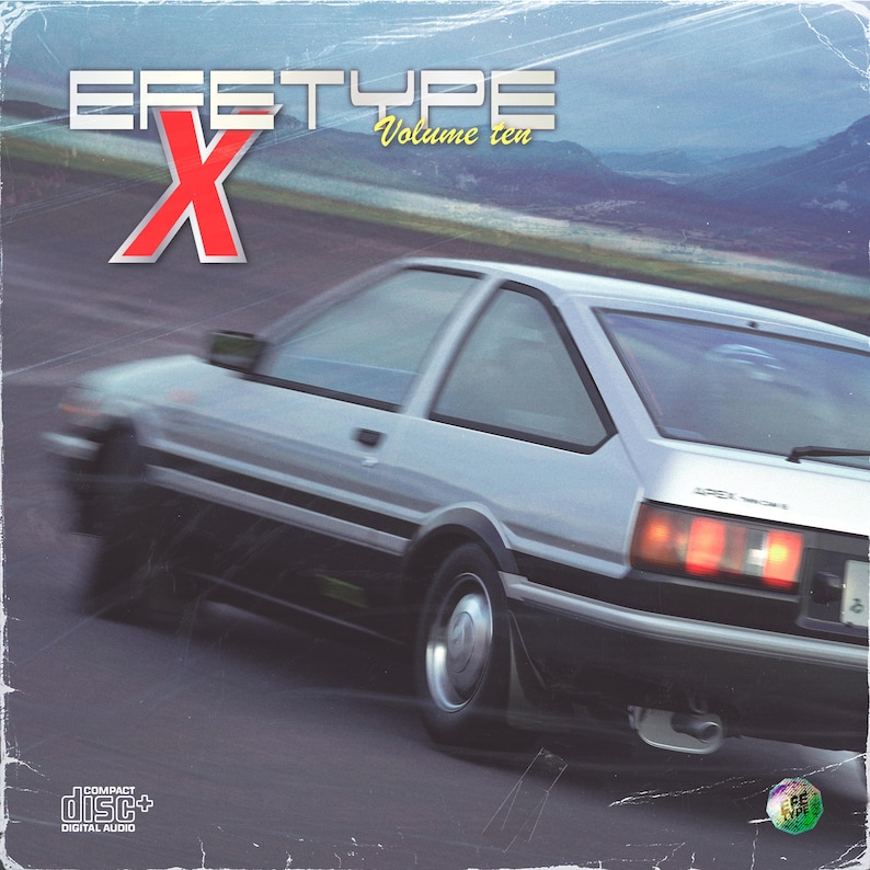 AE86 Drift Art Print, 90s Japanese Street Racing Poster, Touge Car Wall ...