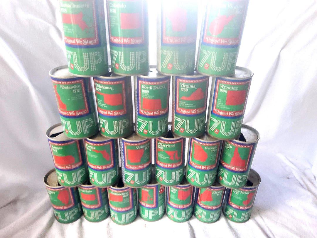 Soda Cans of the 70's...... 25 Cans With State Identity, Plus 35 Other ...