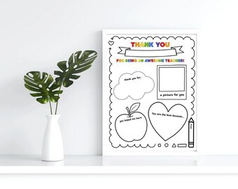 Teacher Appreciation Week Printable Teacher Appreciation Gift Thank You ...