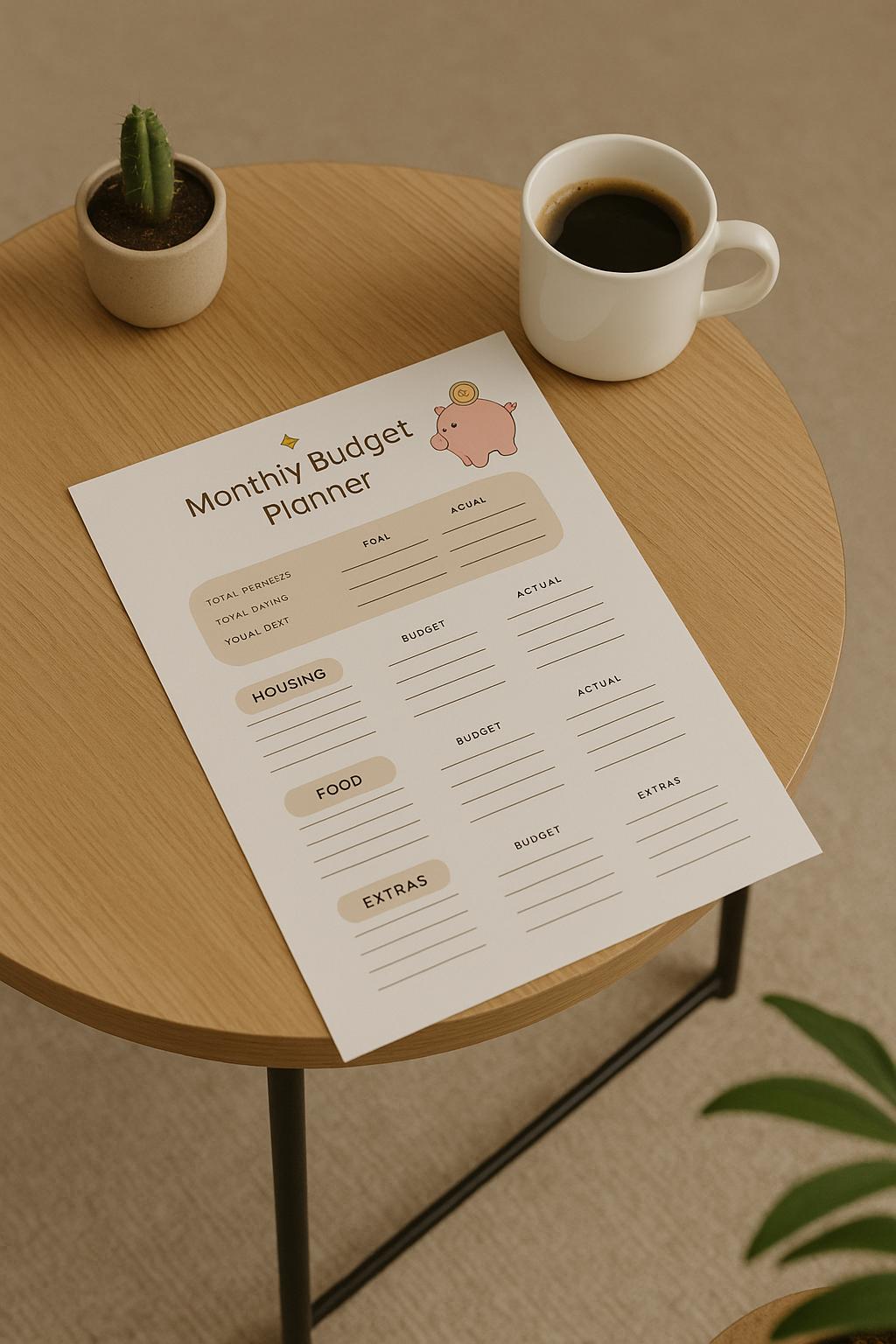 Monthly Budget Planner | Printable for Moms & Families | Use It ...