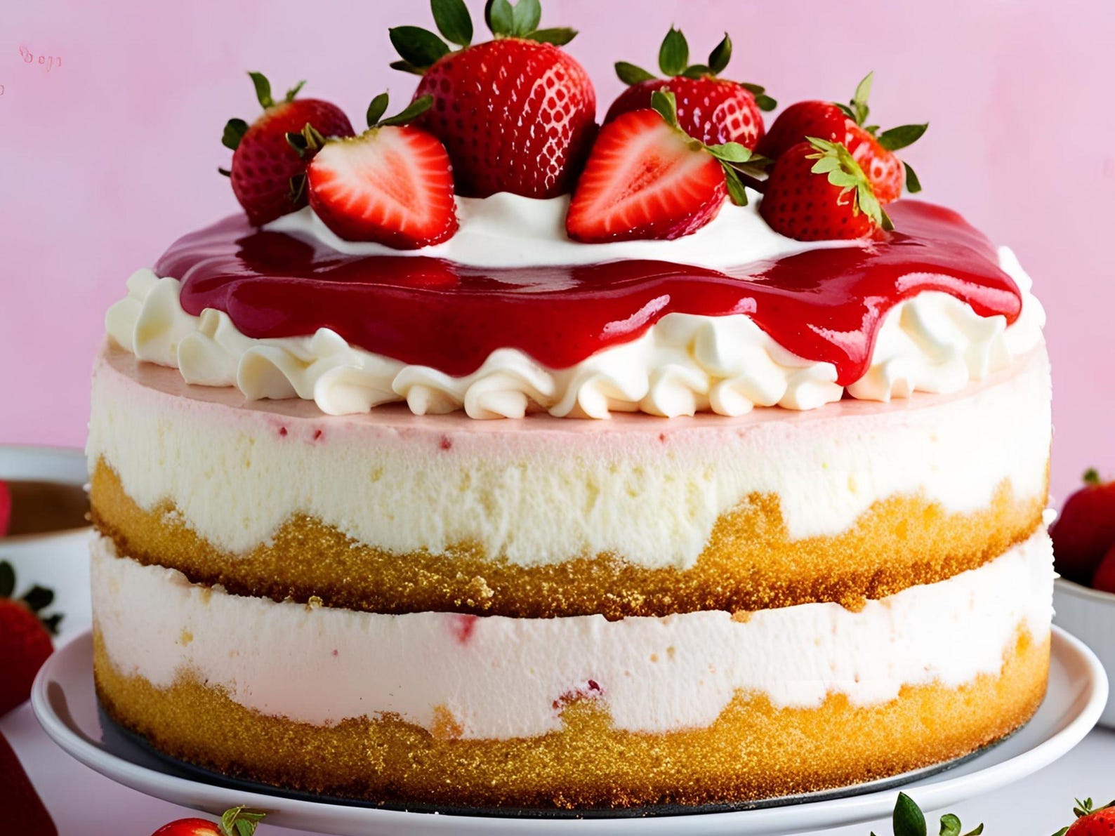 BEST RECIPE for Strawberry Shortcake Cheesecake Download. - Etsy