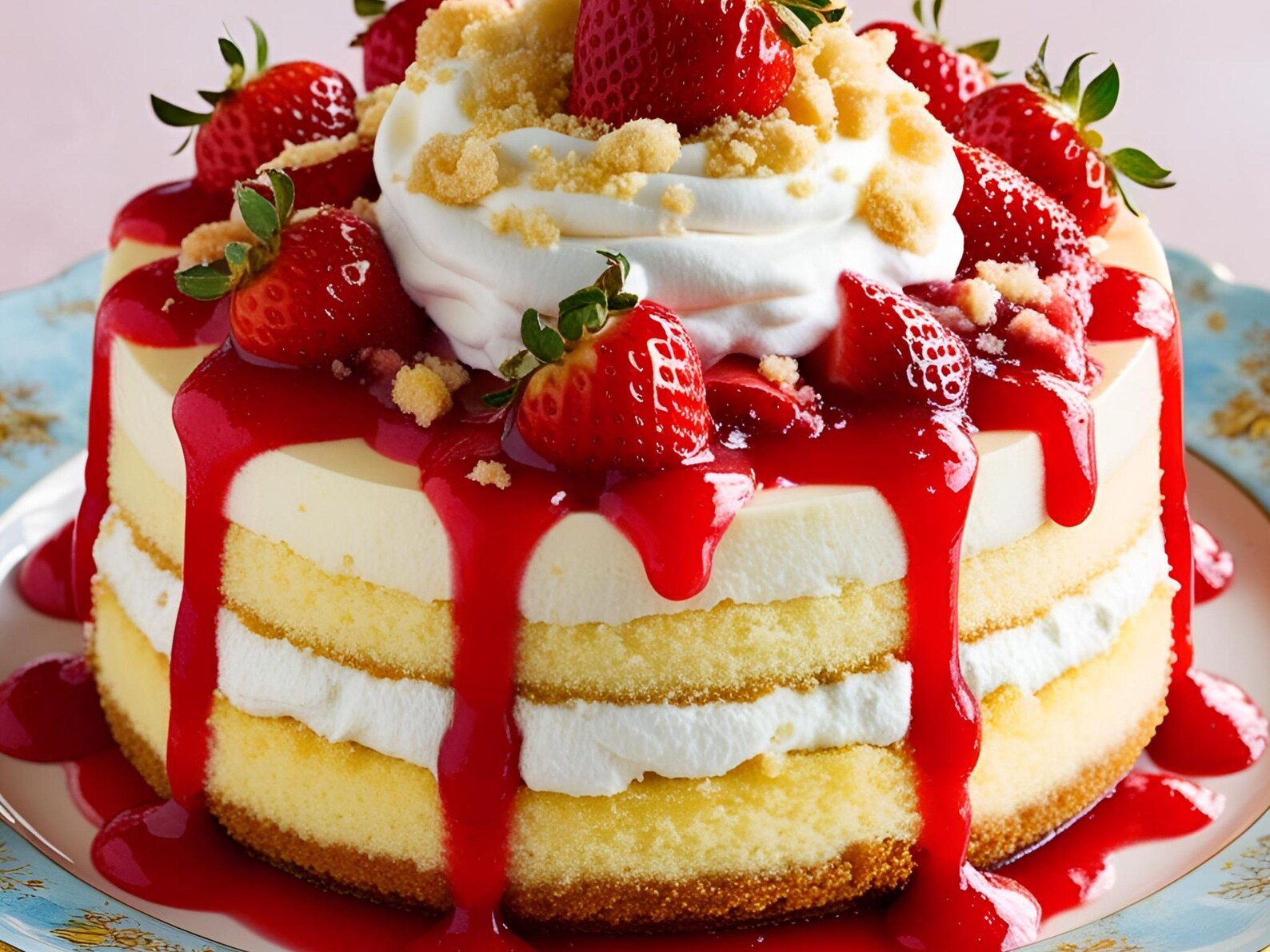 BEST RECIPE for Strawberry Shortcake Cheesecake Download. - Etsy
