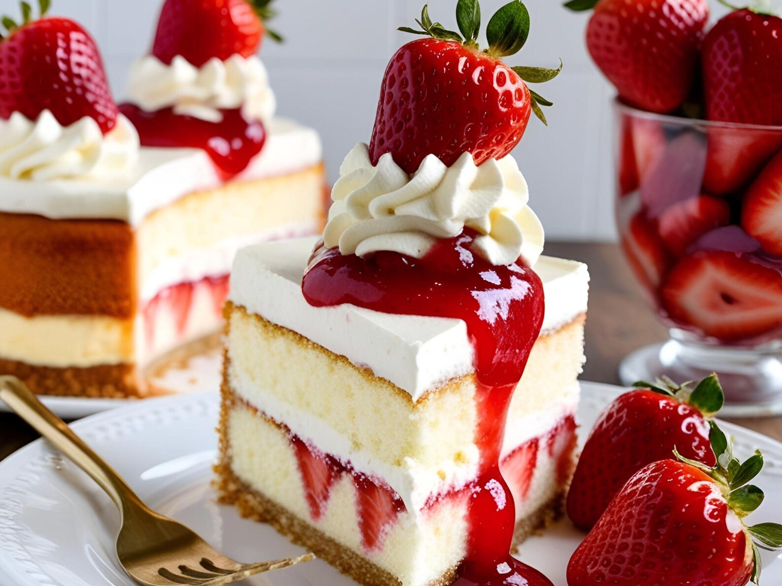 BEST RECIPE for Strawberry Shortcake Cheesecake Download. - Etsy