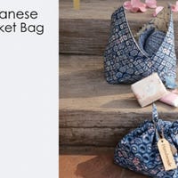 Small Japanese Folded Bag | PDF Sewing Pattern With Tutorial | Instant ...