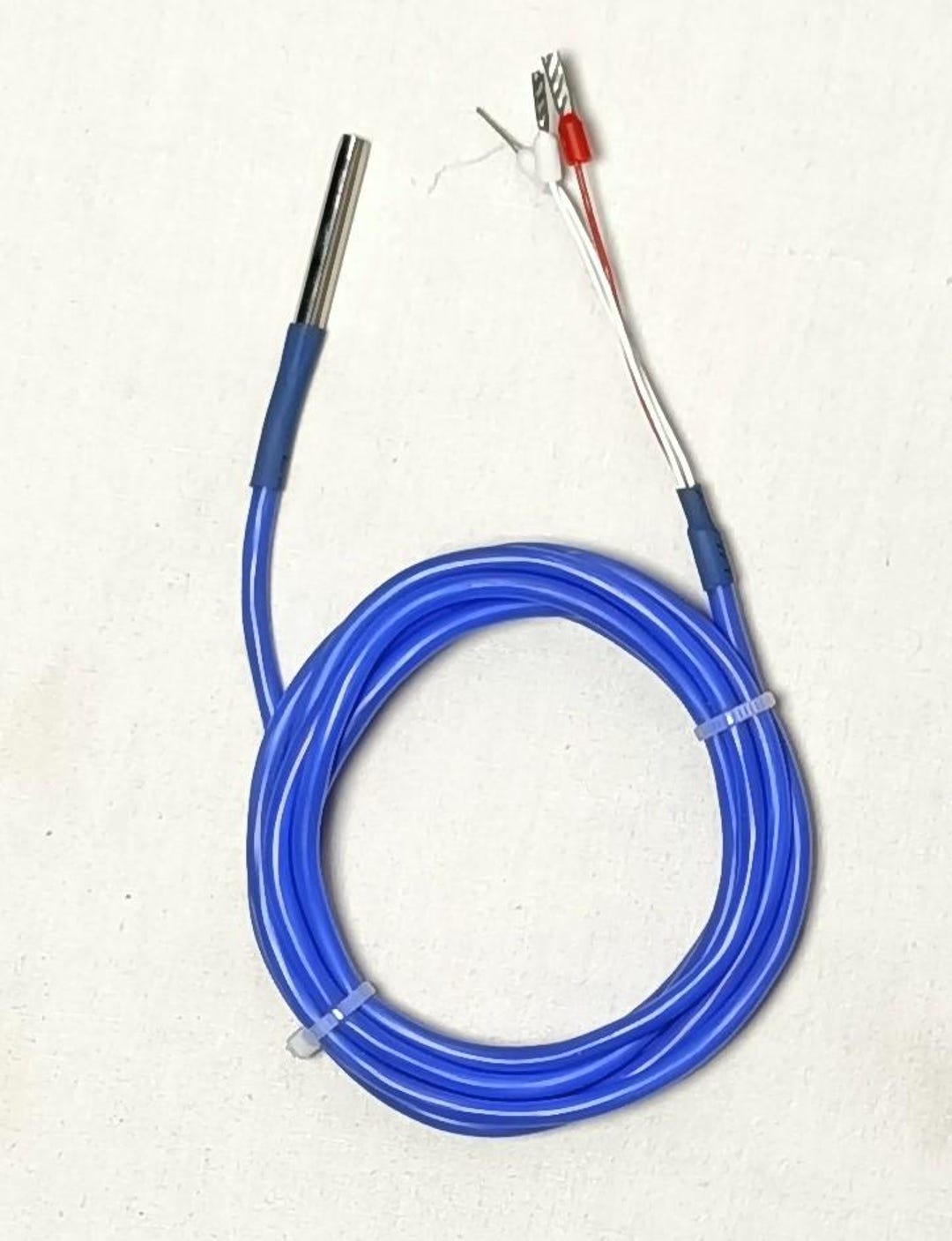 PT100 RTD Temperature Sensor - Pin Type, 3 Wire, SS Probe, 1.5m Cable ...