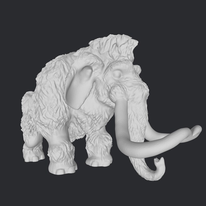 Mammoth 3d Model - Etsy