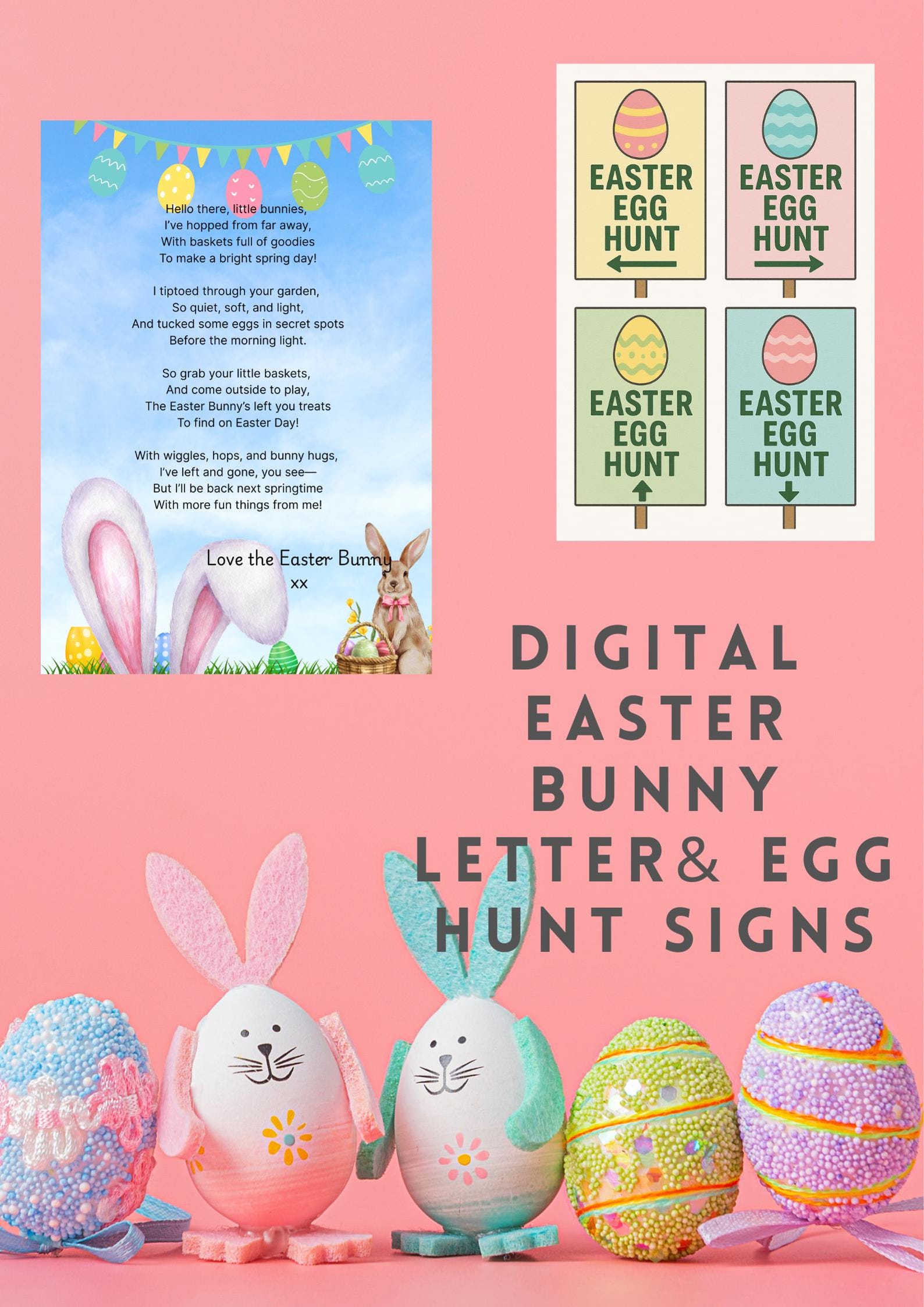 Easter Bunny Poem for Kids – Printable Easter Surprise From the Bunny ...