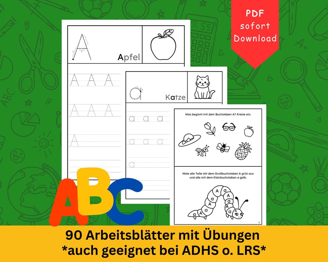 Learn to Write and Trace Letters With Swing Exercises in 90 Printable ...