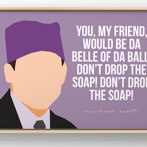 Creed Bratton Scuba Quote the Office TV Show - Etsy